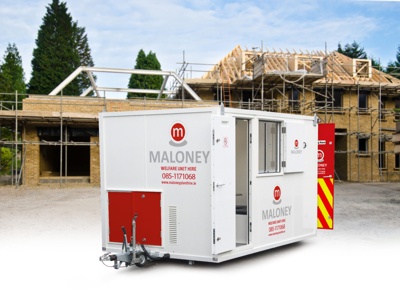 Mobile Welfare Units for Hire in Ireland from Maloney Plant Hire